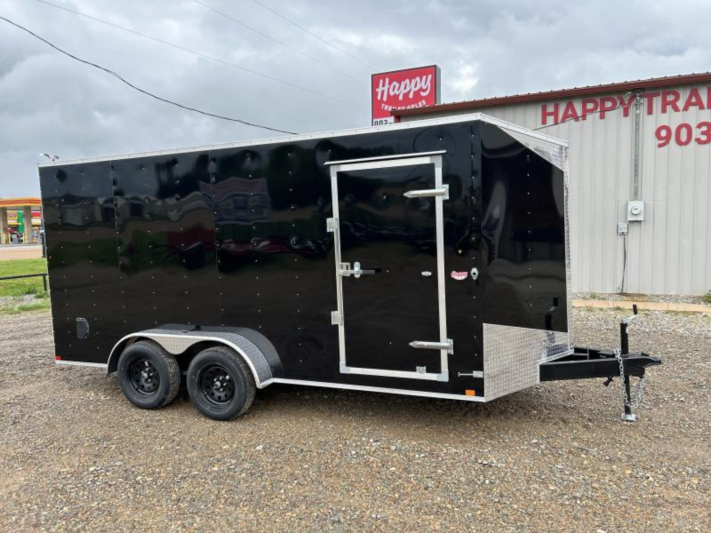 New 2024 RC Trailers 7'x16' V-Nose Enclosed Cargo Trailer - CGRCM