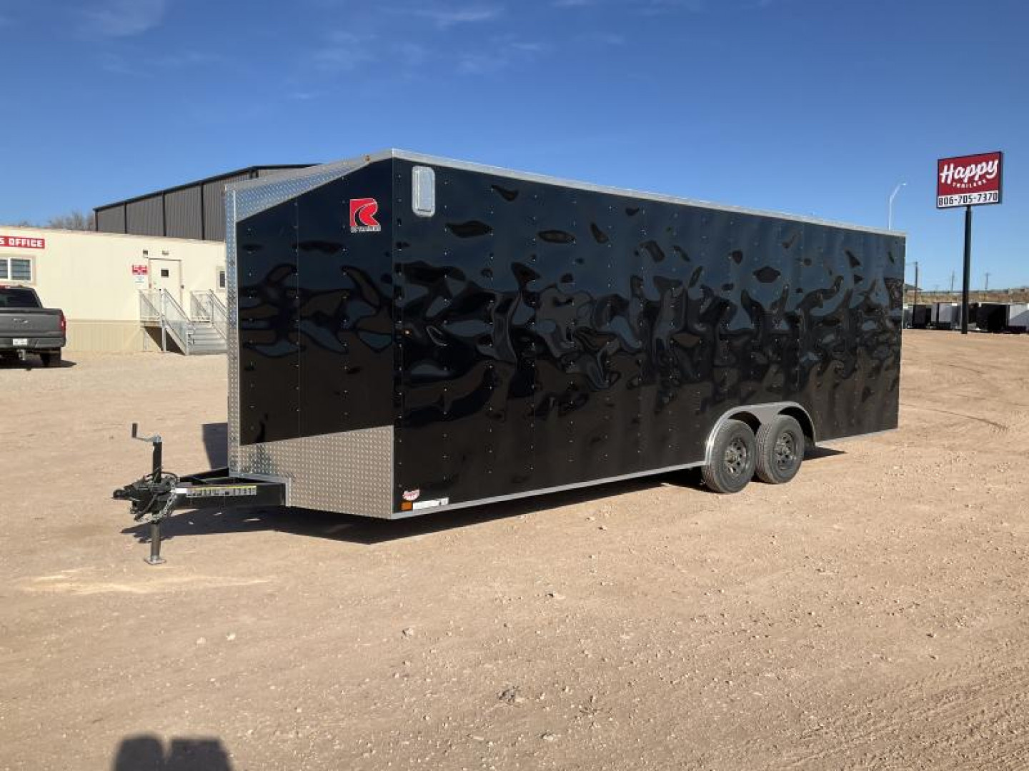 Used *USED* 2024 Carry-On 8.5'x24' V-Nose Enclosed Cargo Trailer