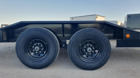 New 2024 PJ 102" x 20' BP 6" Channel Super-Wide Equipment Trailer - B6