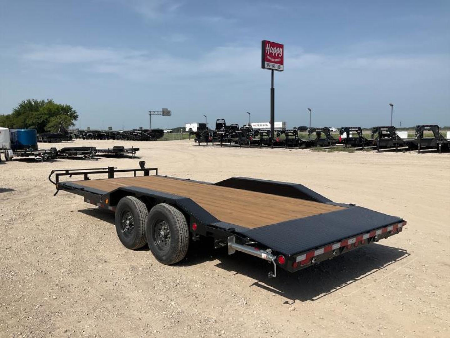 New 2025 PJ 102" x 20' BP 6" Channel Super-Wide Equipment Trailer - B6