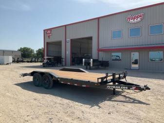 New 2025 PJ 102" x 20' BP 6" Channel Super-Wide Equipment Trailer - B6