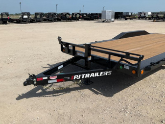 New 2025 PJ 102" x 20' BP 6" Channel Super-Wide Equipment Trailer - B6