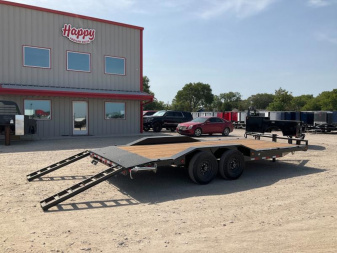 New 2025 PJ 102" x 20' BP 6" Channel Super-Wide Equipment Trailer - B6