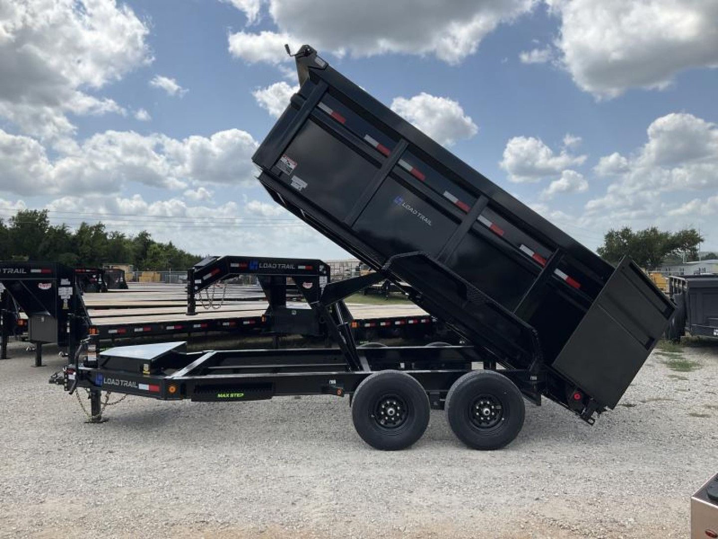 New 2025 Load Trail 83" x 14' Tandem Axle Dump Low-Pro Dump