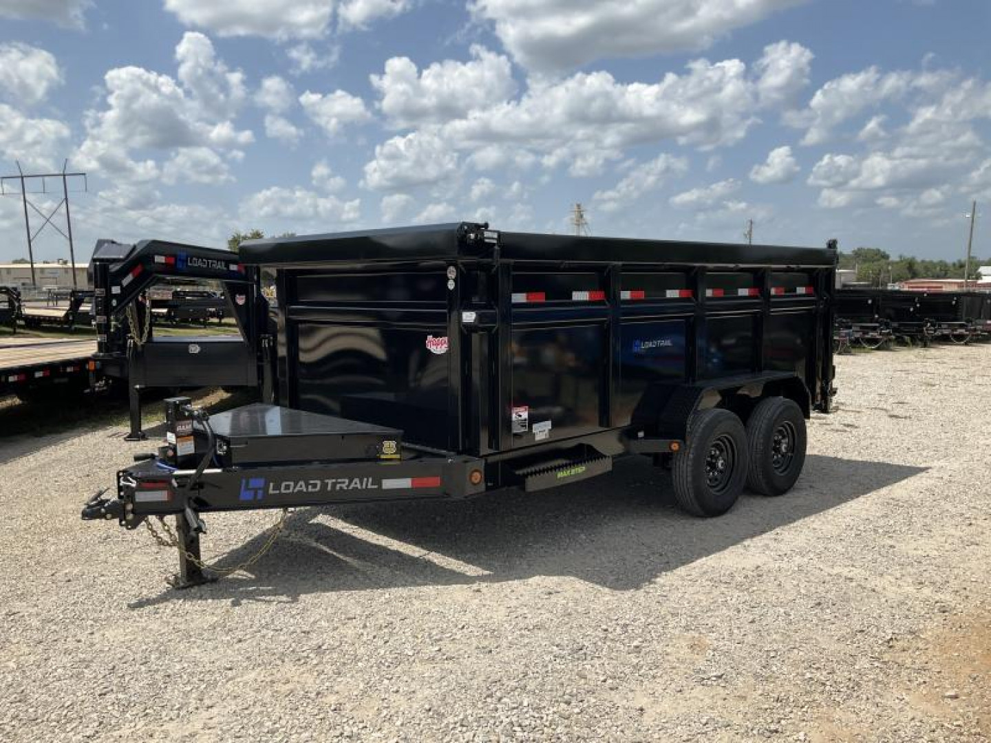 New 2025 Load Trail 83" x 14' Tandem Axle Dump Low-Pro Dump