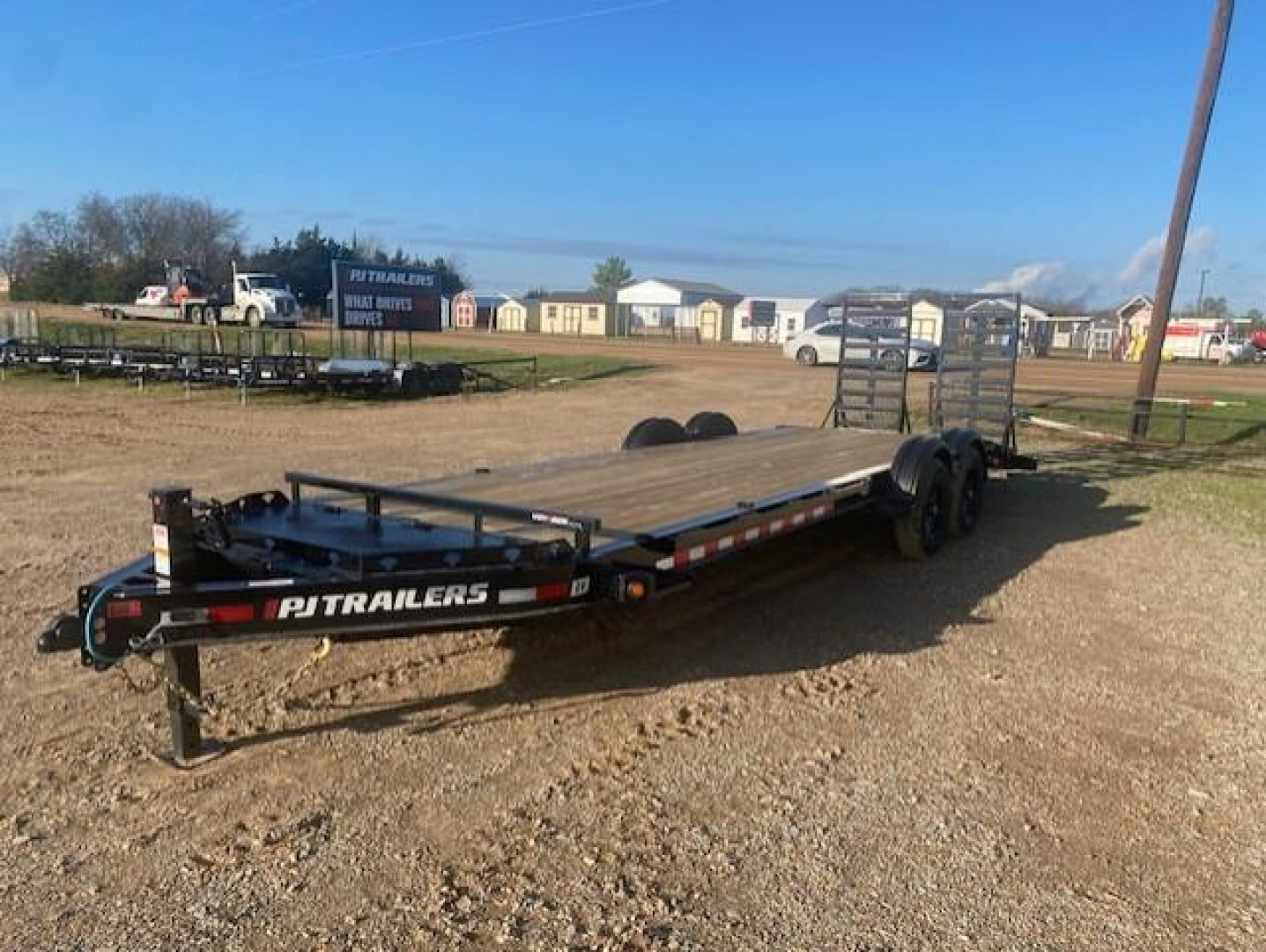 New 2025 PJ 83''x24' BP 8" I-Beam Equipment Trailer - EV for sale in ...