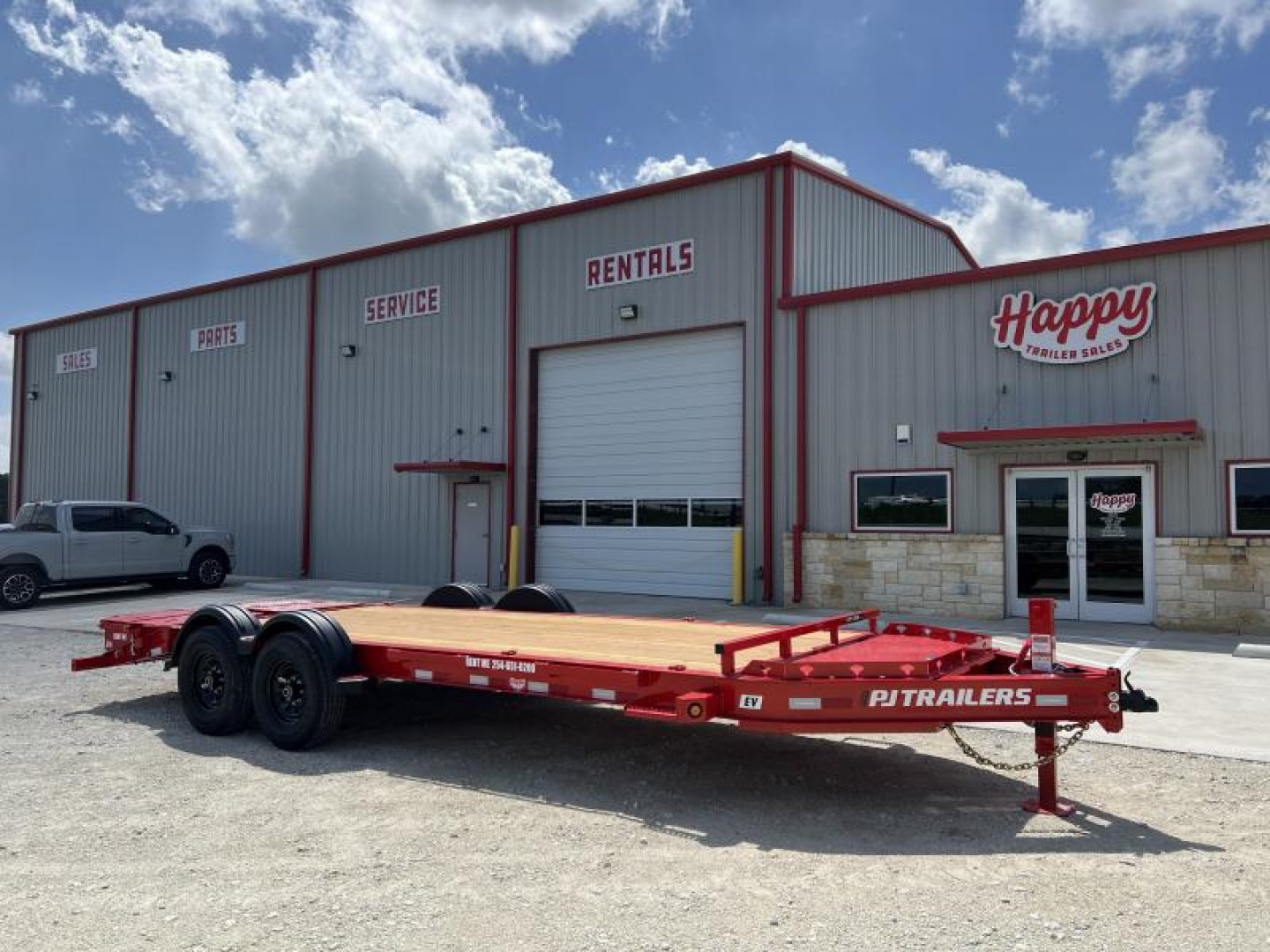 New 2024 PJ 83''x20' BP 8" I-Beam Equipment Trailer - EV