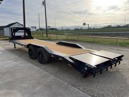 New 2024 PJ 102"x28' GN 10" Pro-Beam Super Wide Equipment Trailer - H7 ...