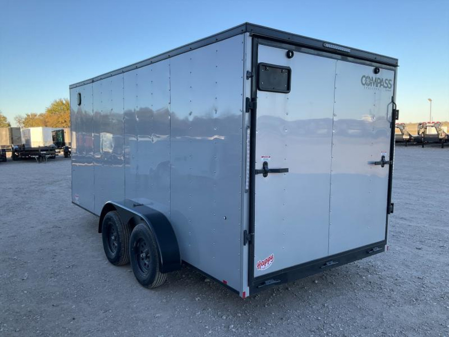 New 2025 Compass 7'x16' Enclosed Cargo Trailer - Indigo DLX for sale in ...