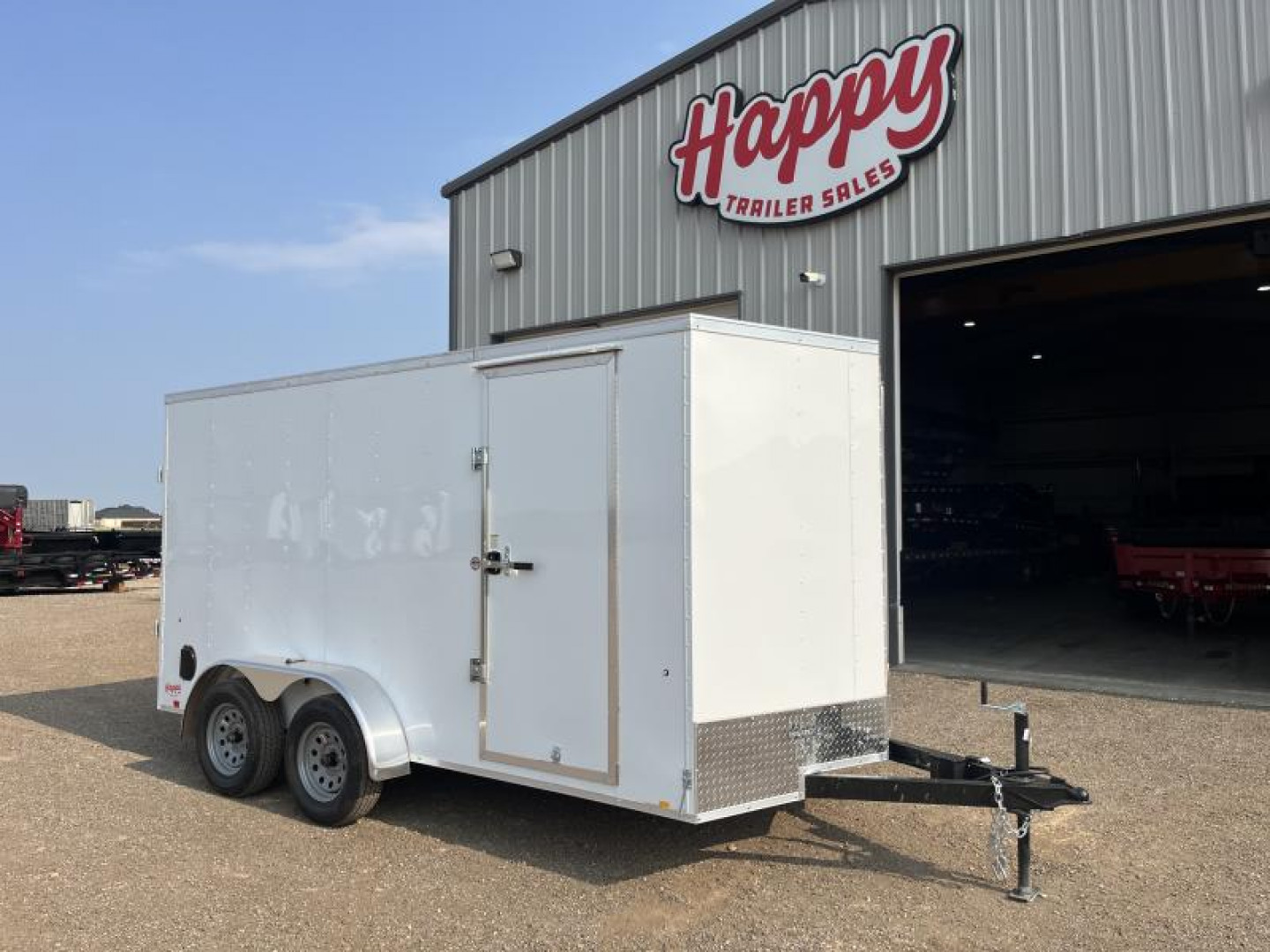 New 2025 Compass 7'x14' Enclosed Cargo Trailer - Indigo DLX