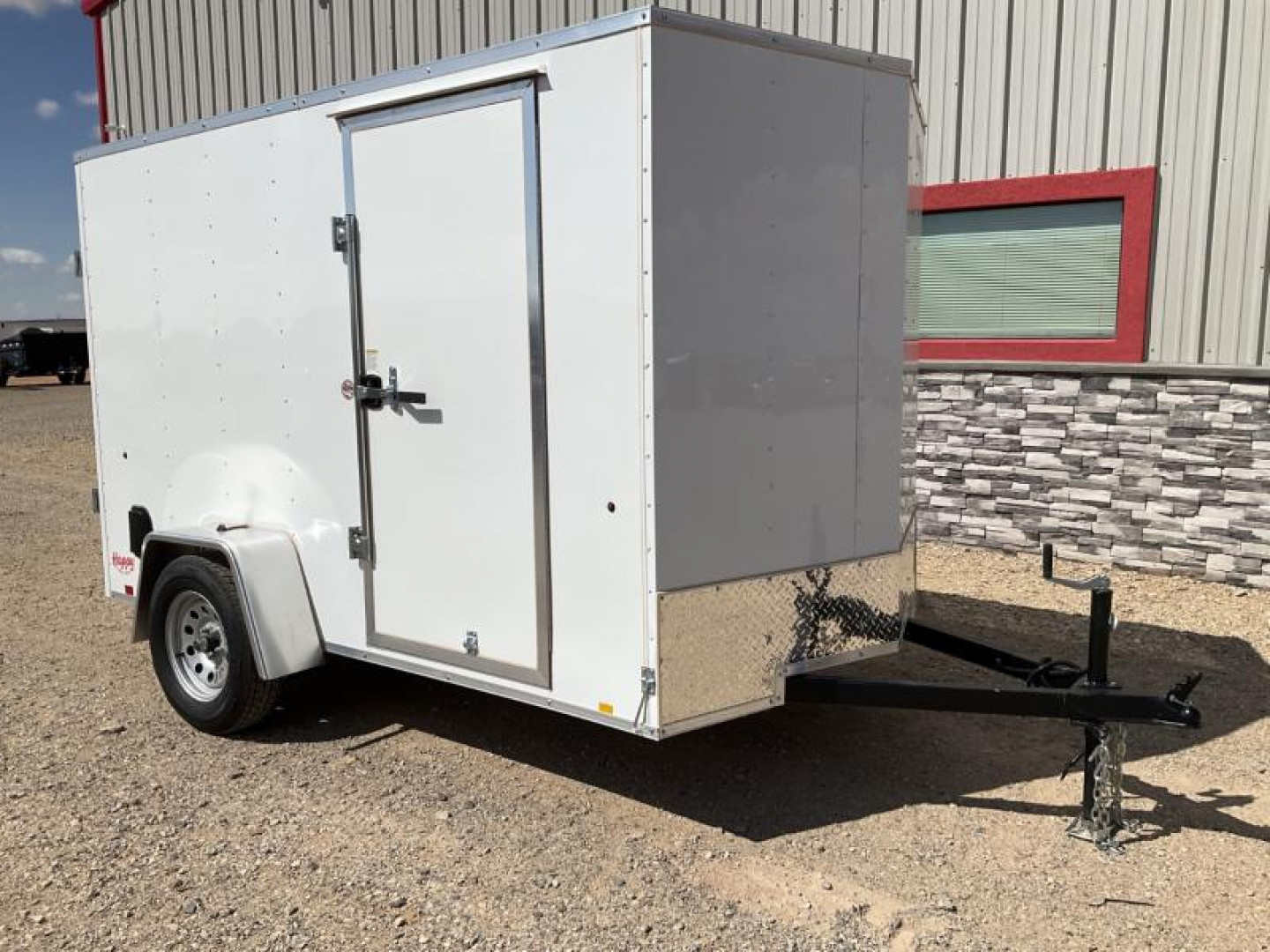 Used *USED* 2025 Compass 6'x10' Enclosed Cargo Trailer - Indigo DLX for ...