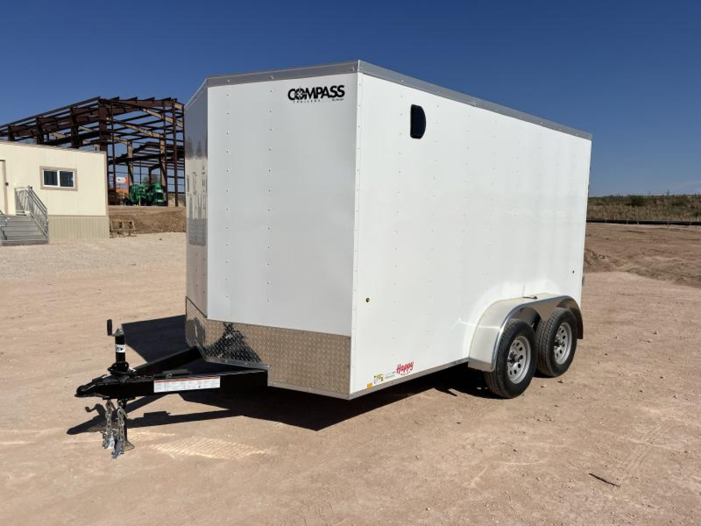 New 2025 Compass 7'x12' Enclosed Cargo Trailer - Indigo DLX
