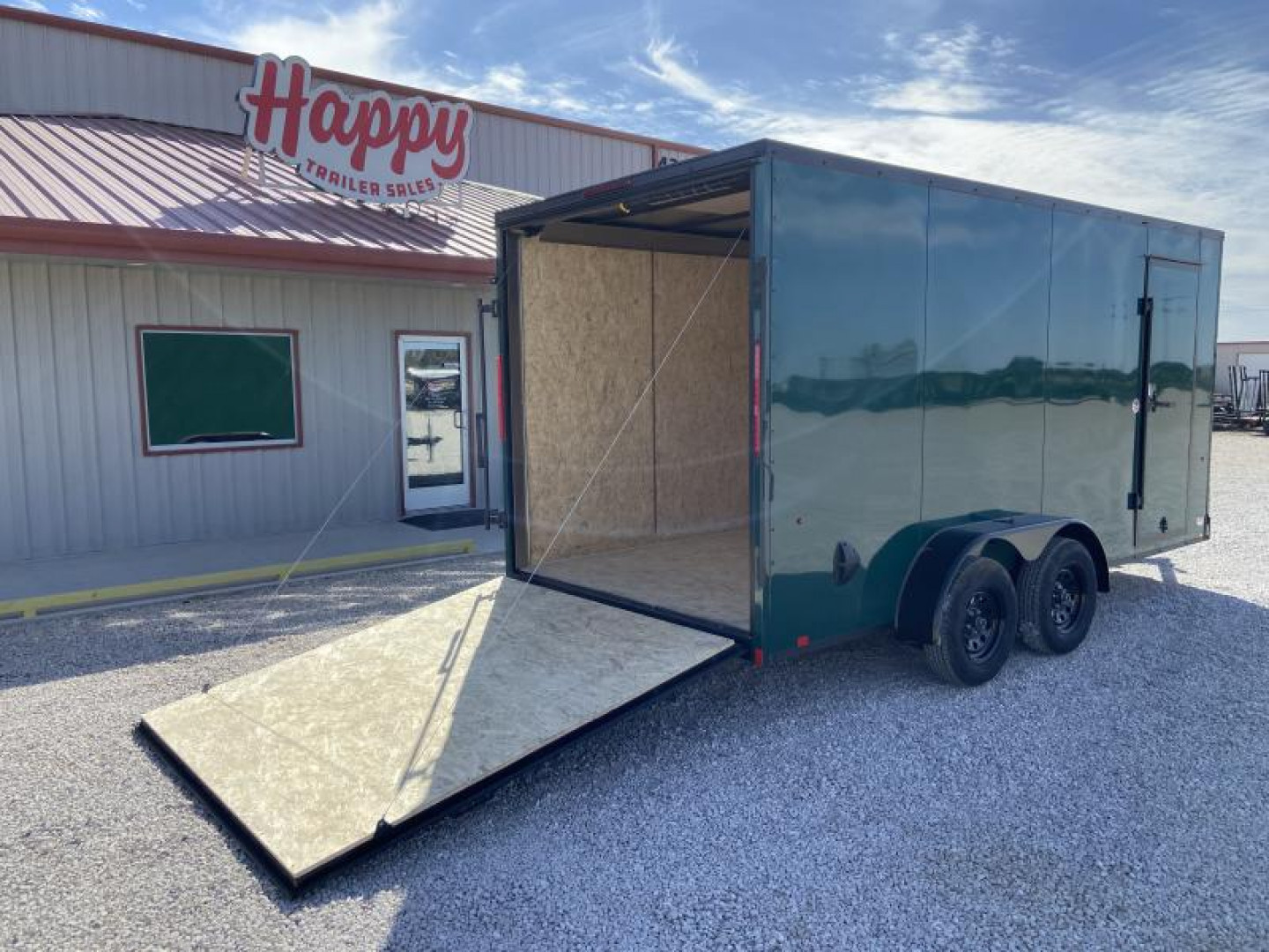 New 2025 Compass 7'x16' Enclosed Cargo Trailer - Indigo DLX
