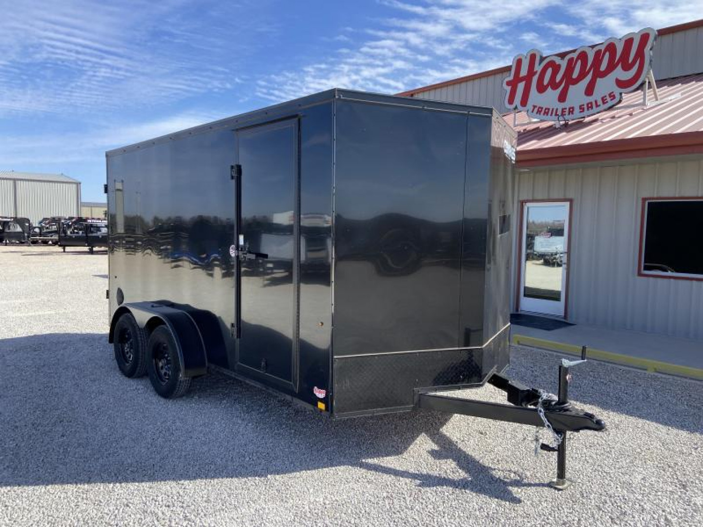 New 2025 Compass 7'x14' Enclosed Cargo Trailer - Indigo DLX