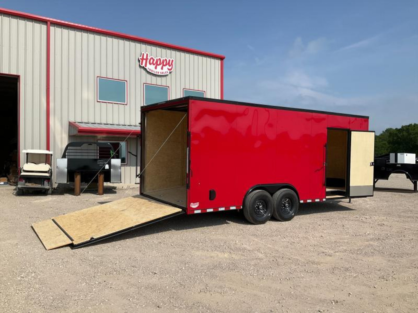 Used 2024 Compass 8.5'x20' Enclosed Cargo Trailer - Jasper Auto