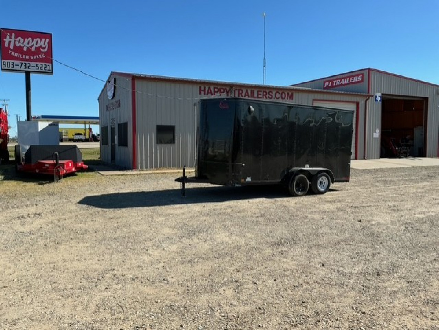 Used *USED* 2023 Freedom Trailers 7X16 Cargo Trailer