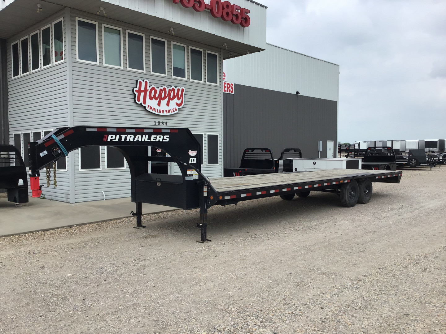 Used *USED* 2023 PJ 102"x30' Low-Pro Flatbed on Singles- LS