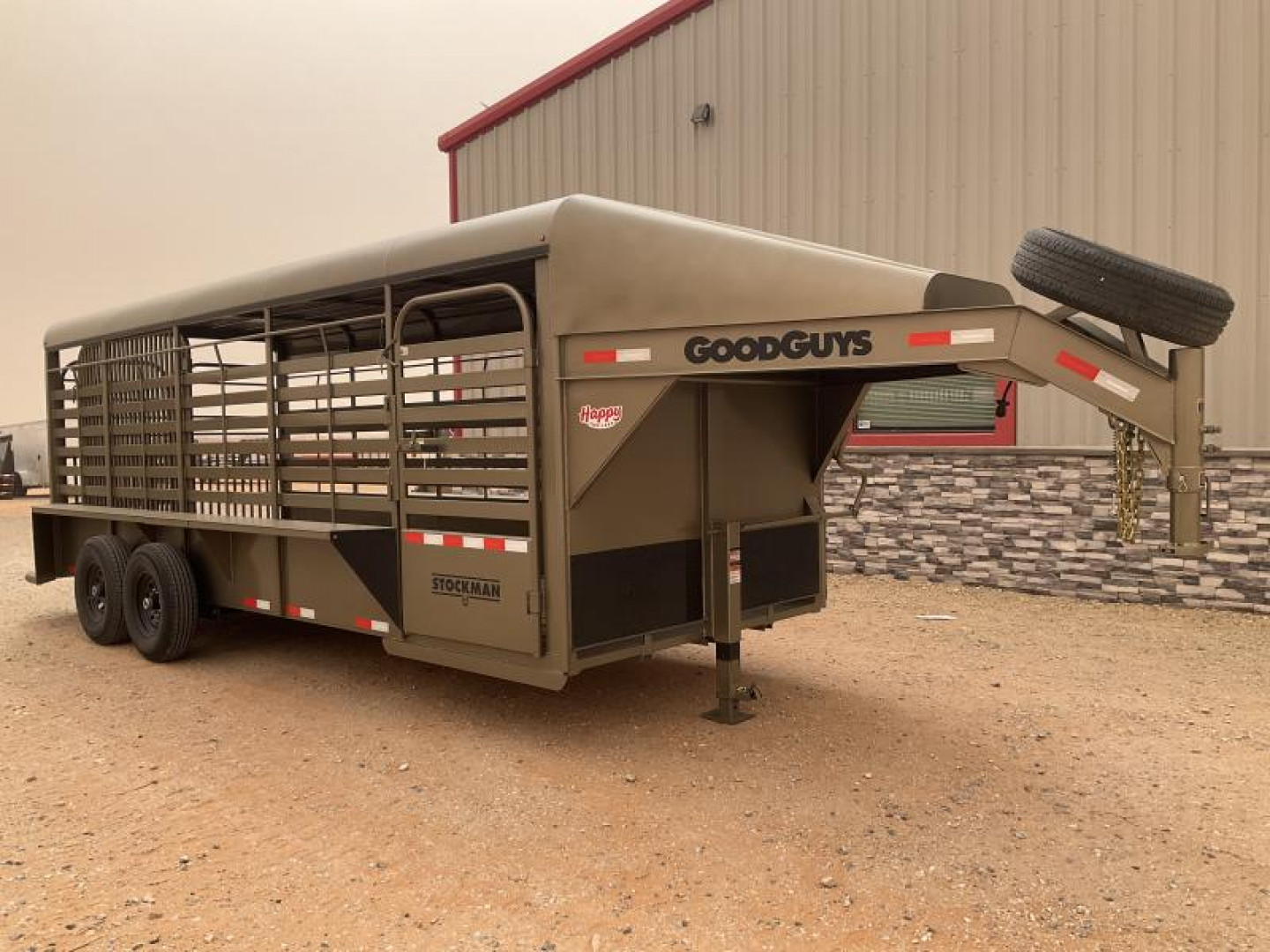 New 2026 Good Guys 6'8"x20' GN Steel Top Livestock Trailer - Stockman