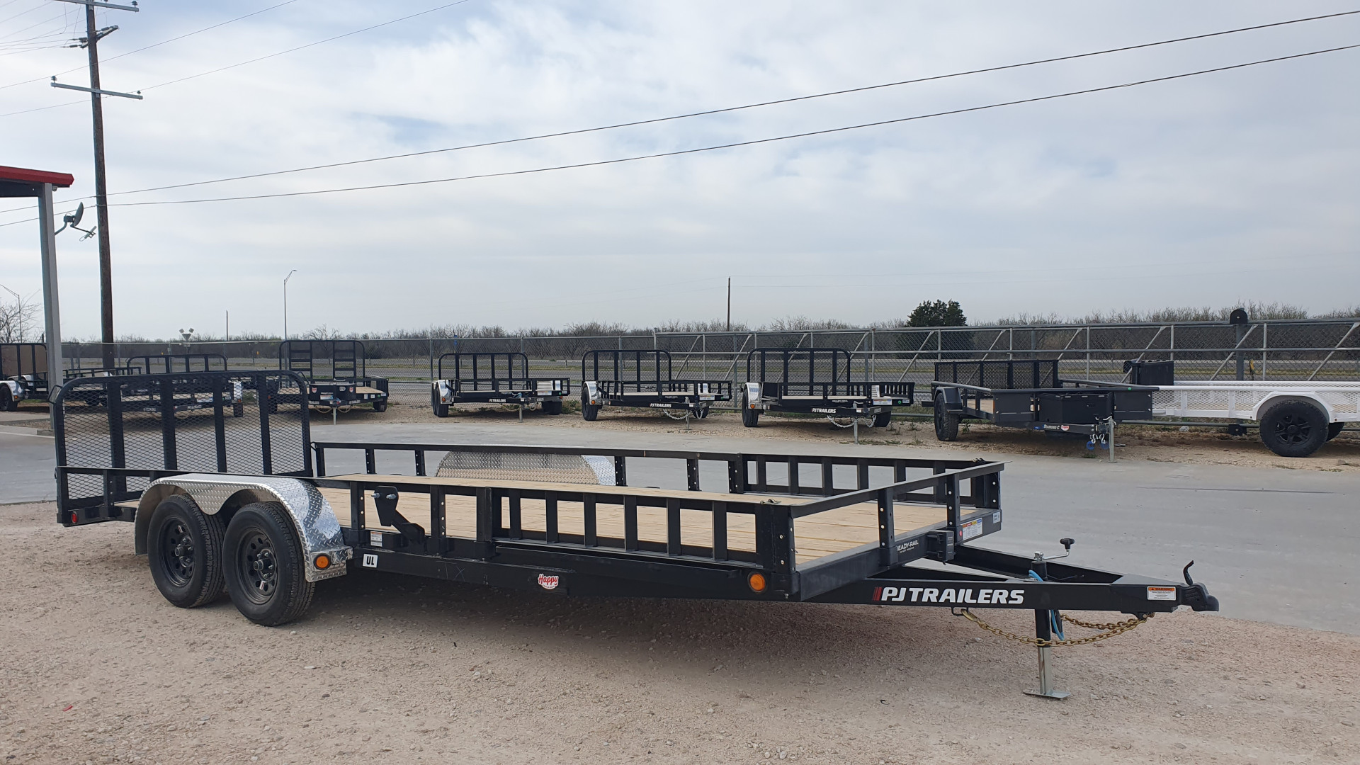 New 2025 PJ 83"x20' Tandem Axle Utility Trailer - UL