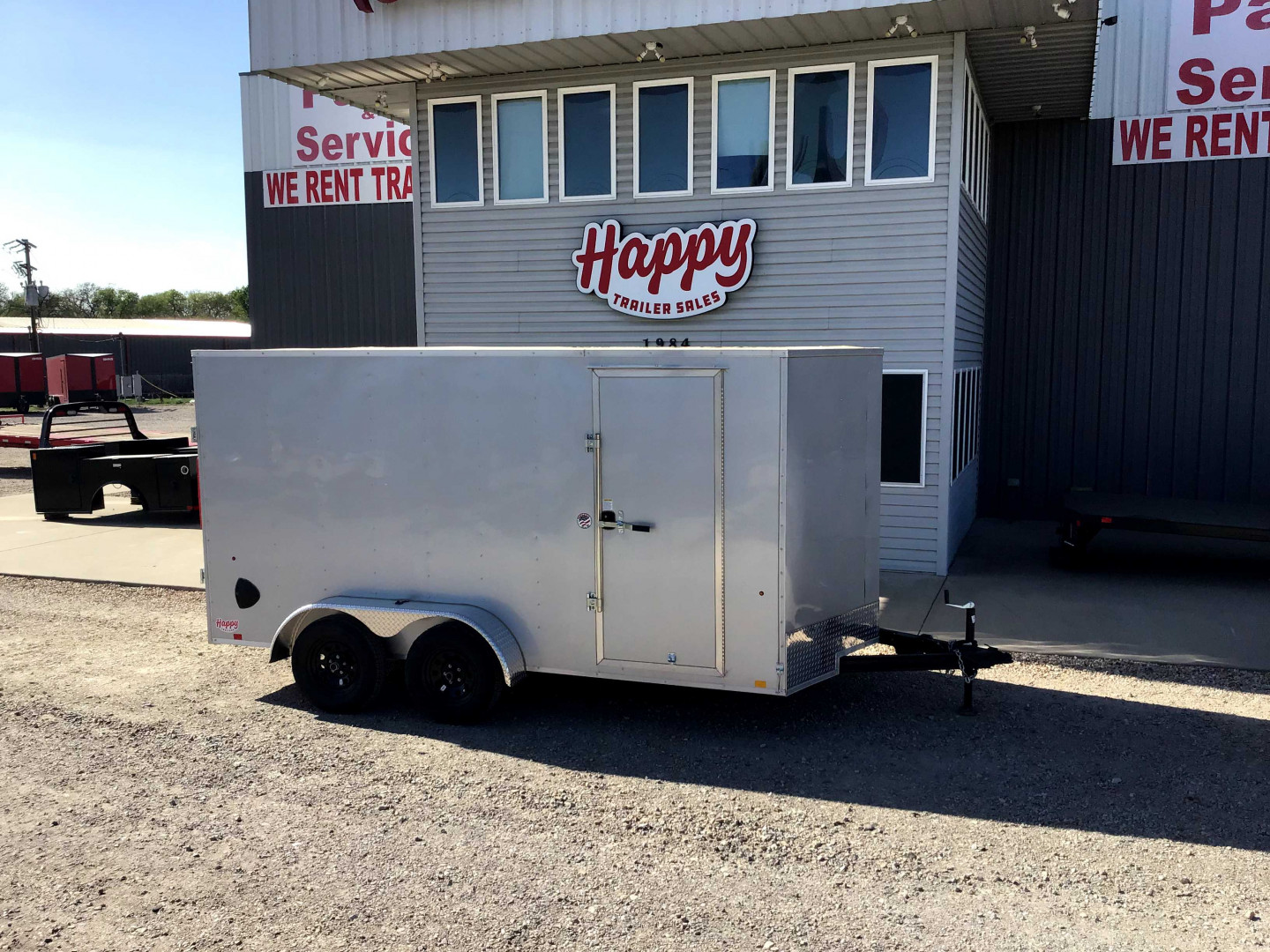 New 2025 Compass 7'x14' Enclosed Cargo Trailer - Indigo DLX