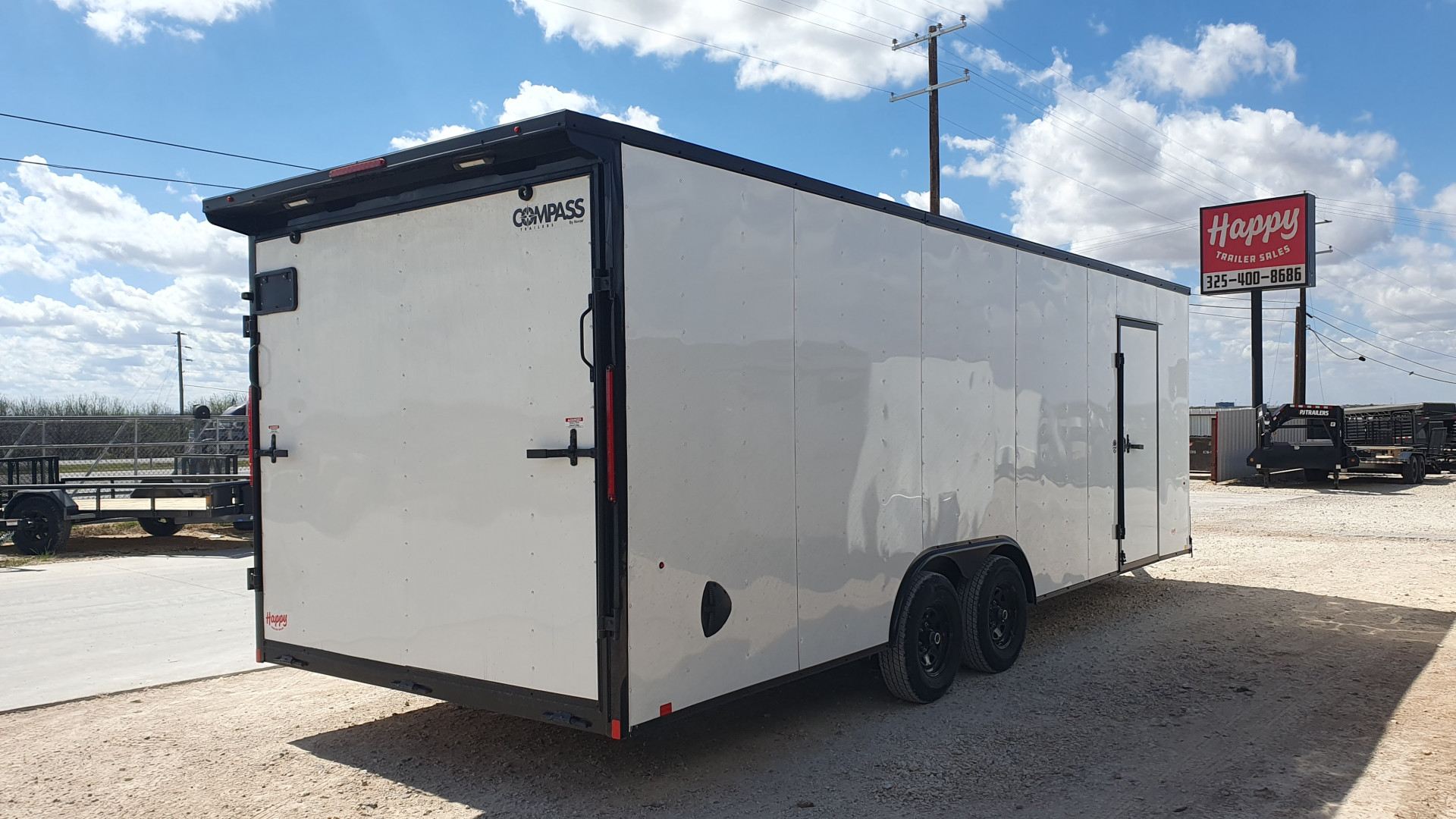 New 2025 Compass 8.5x24' Enclosed Cargo Trailer - Indigo DLX for sale ...
