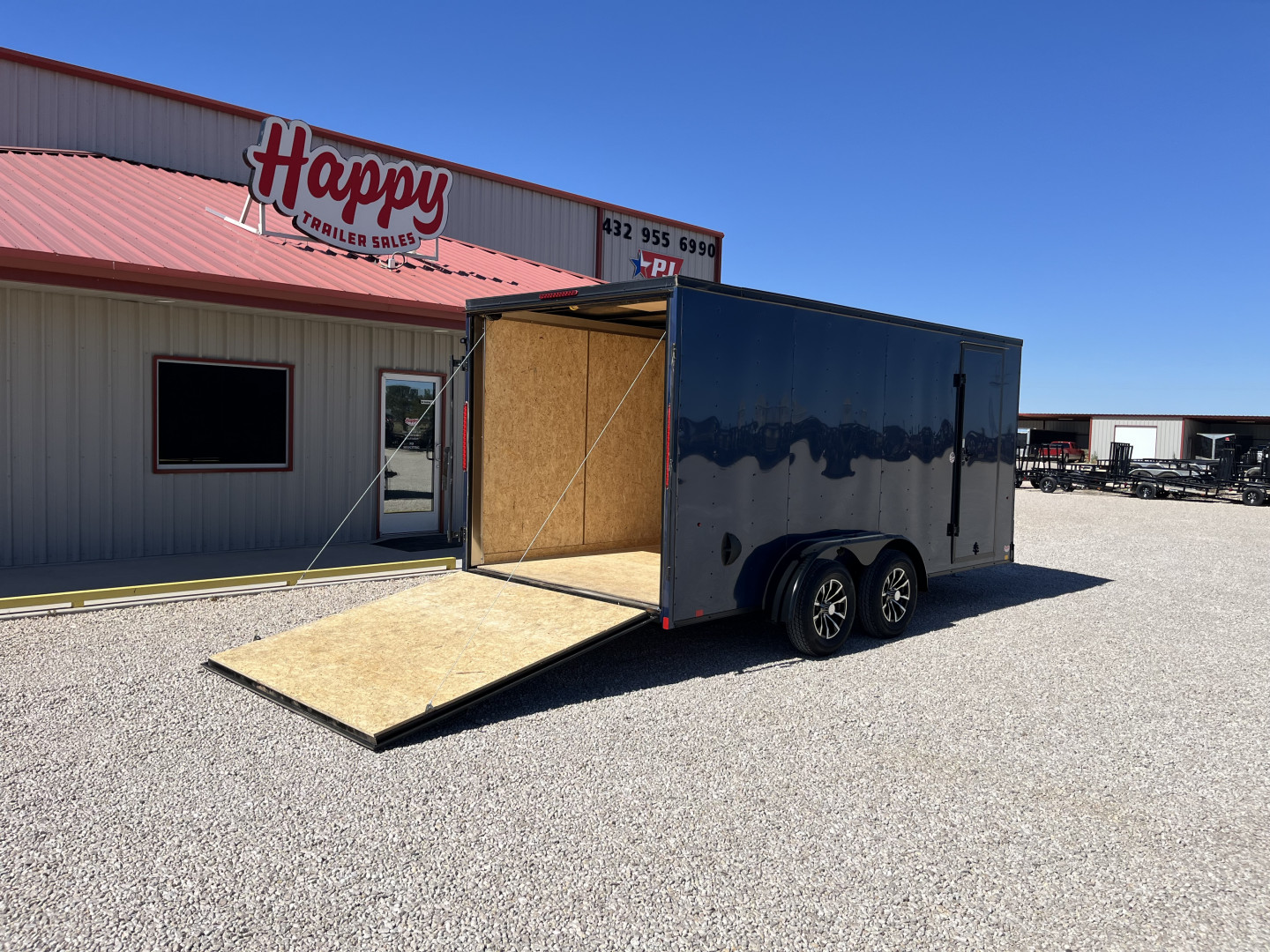 New 2025 Compass 7'x16' Enclosed Cargo Trailer - Indigo DLX for sale in ...