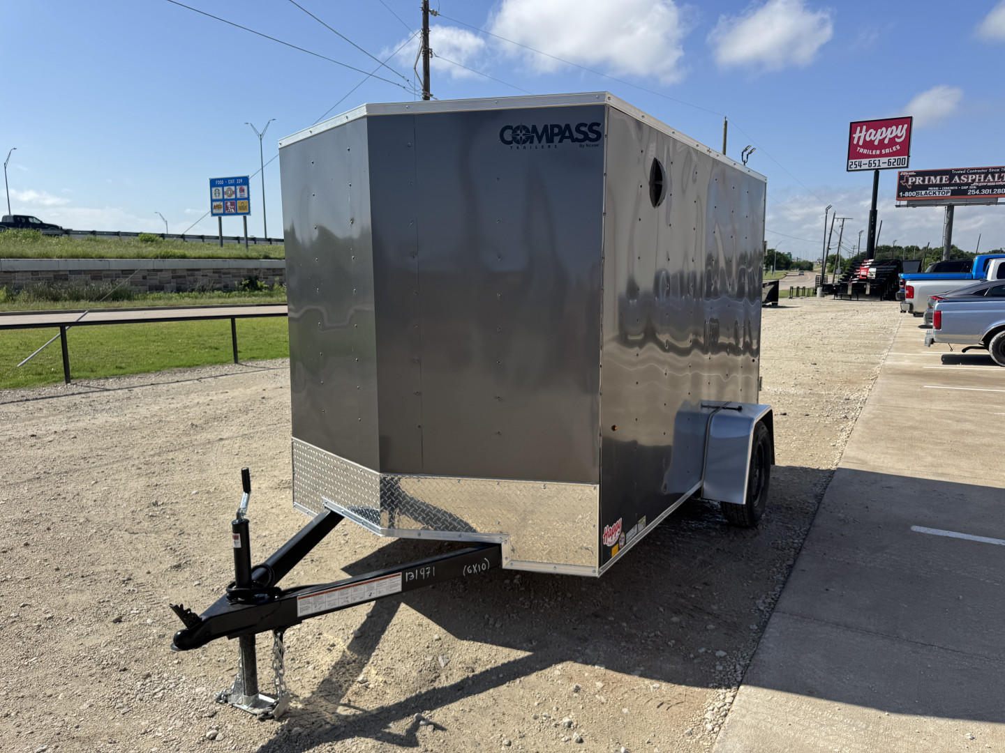New 2025 Compass 6'x10' Enclosed Cargo Trailer - Indigo DLX for sale in ...