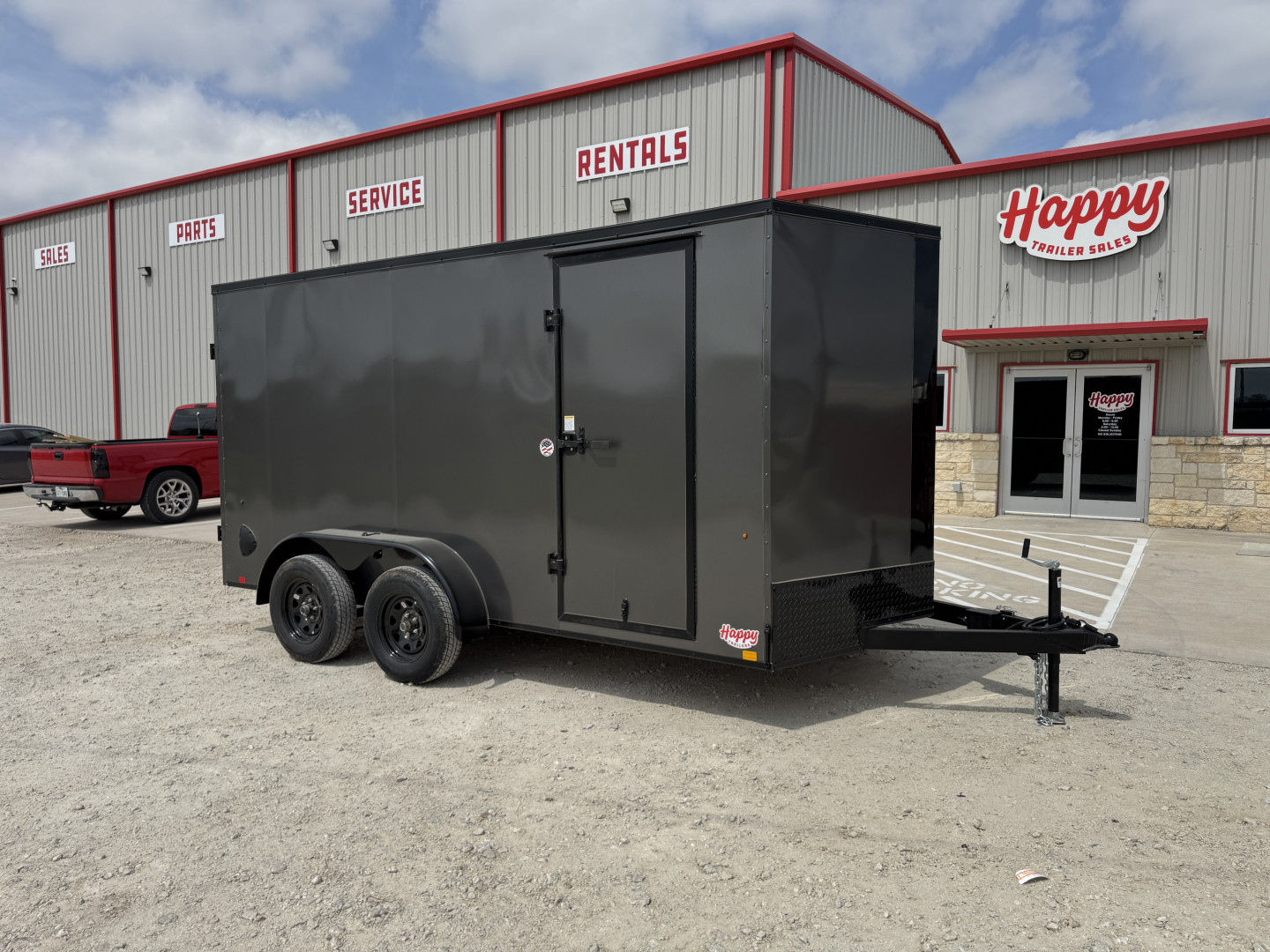 New 2025 Compass 7'x14' Enclosed Cargo Trailer - Indigo DLX for sale in ...