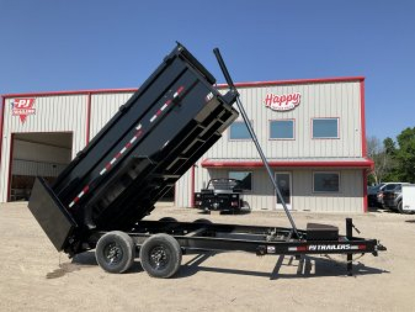 New 2025 PJ 83"x14' BP Tandem Axle Low Pro Telescopic Dump w/ 48" Sides ...