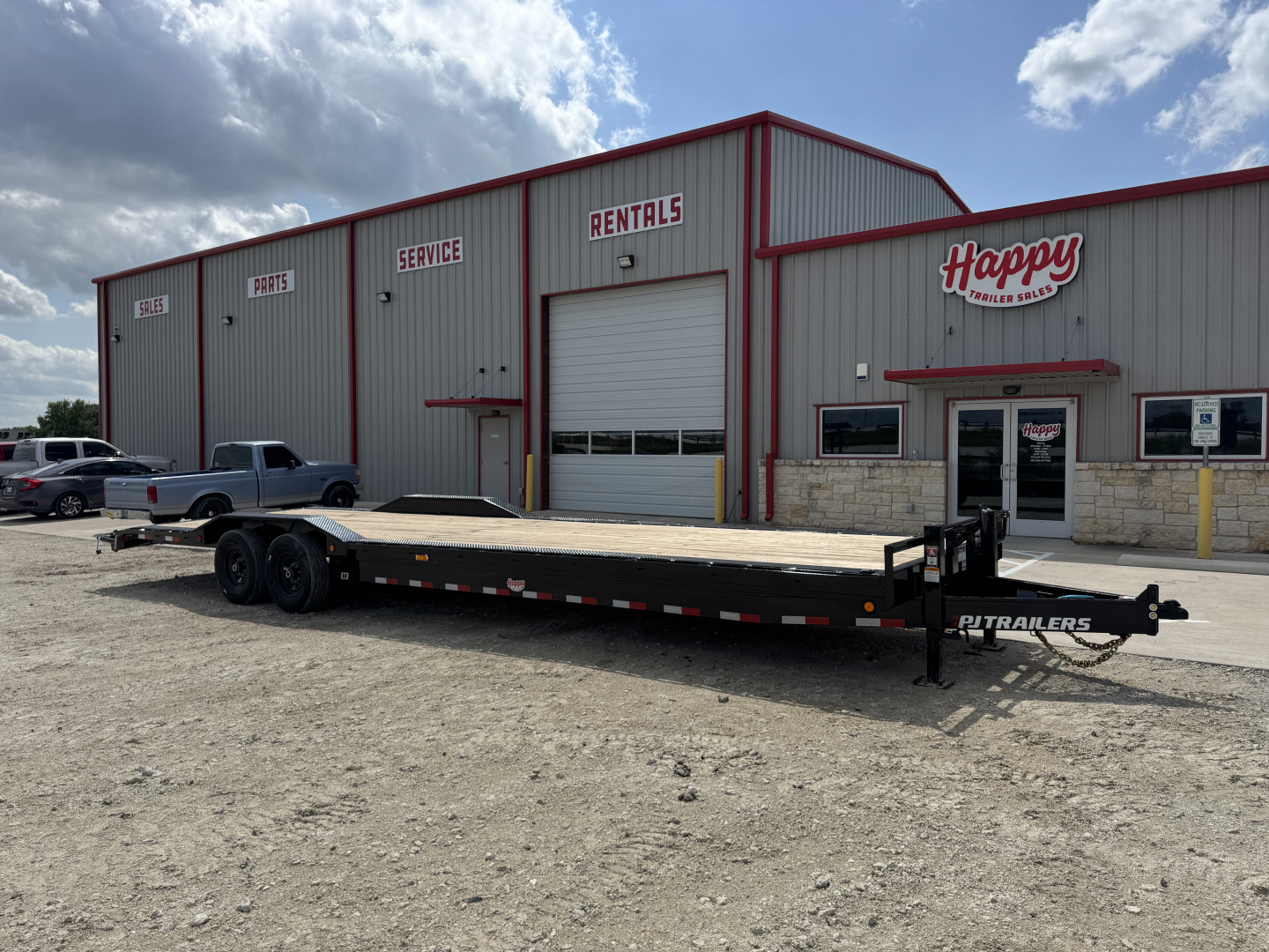 New 2025 PJ 102"x32' BP 8" Channel Super-Wide Equipment Trailer - B8 ...