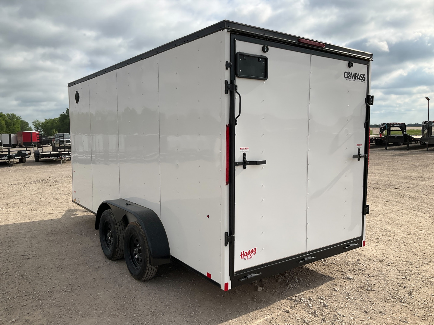 New 2025 Compass 7'x16' Enclosed Cargo Trailer - Indigo DLX