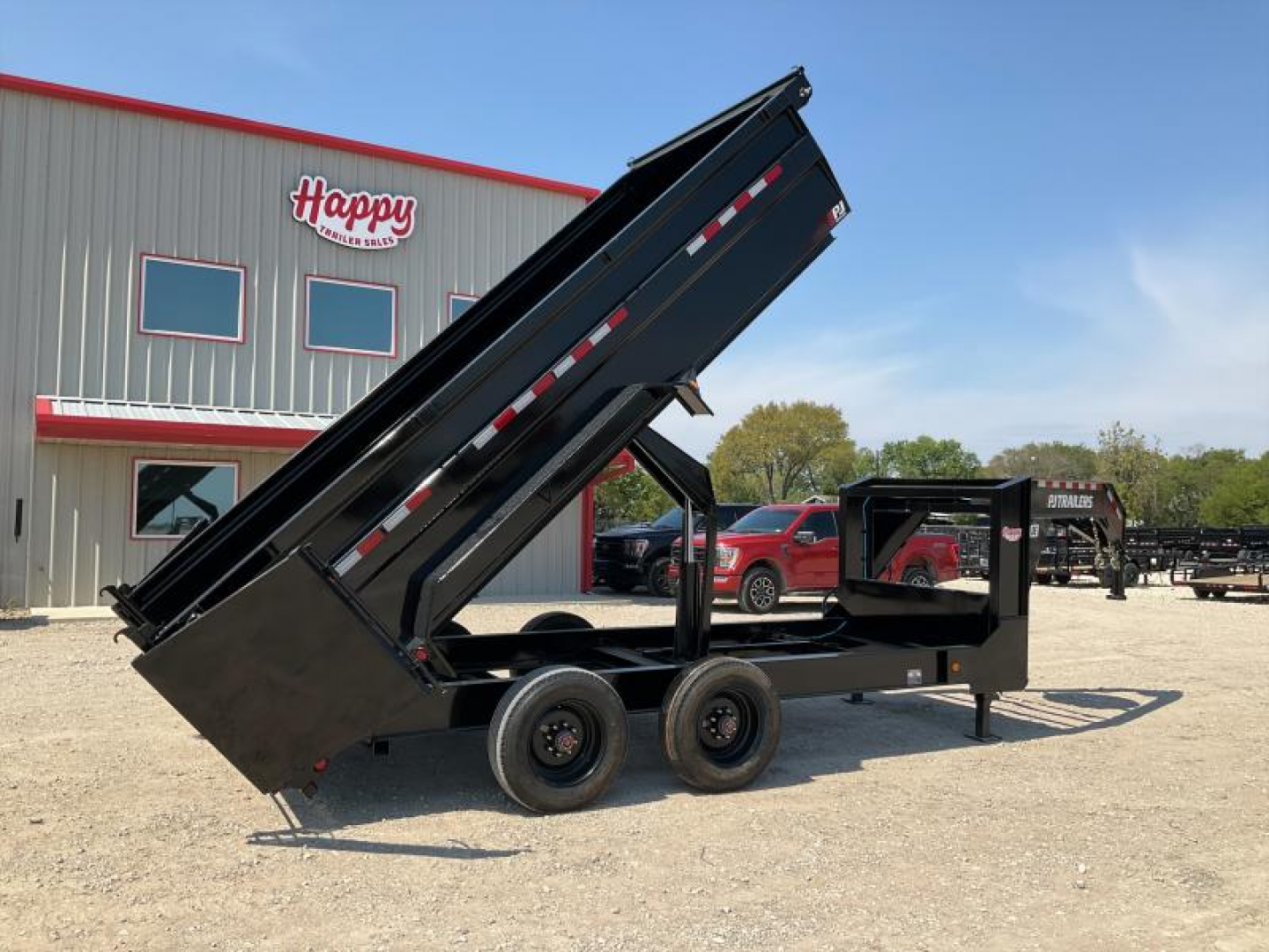 New 2025 PJ 82"x16' GN Tandem Axle HD Low Pro Dump w/ 36" Sides - DE ...