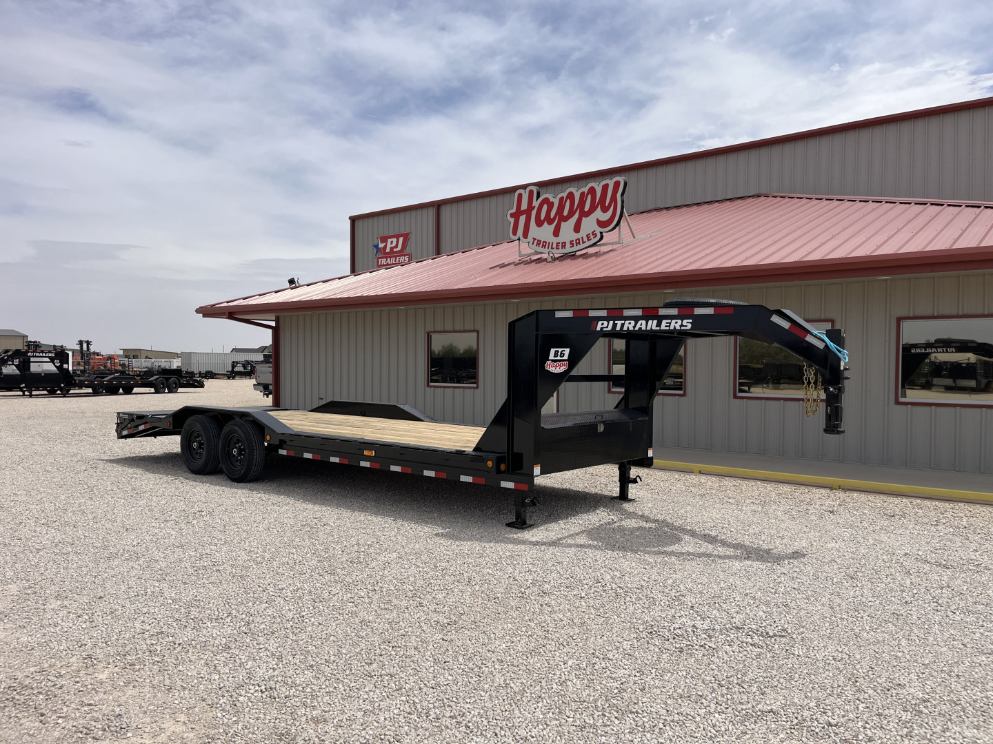 New 2025 PJ 102"x24' GN 6" Channel Super-Wide Equipment Trailer - B6 ...