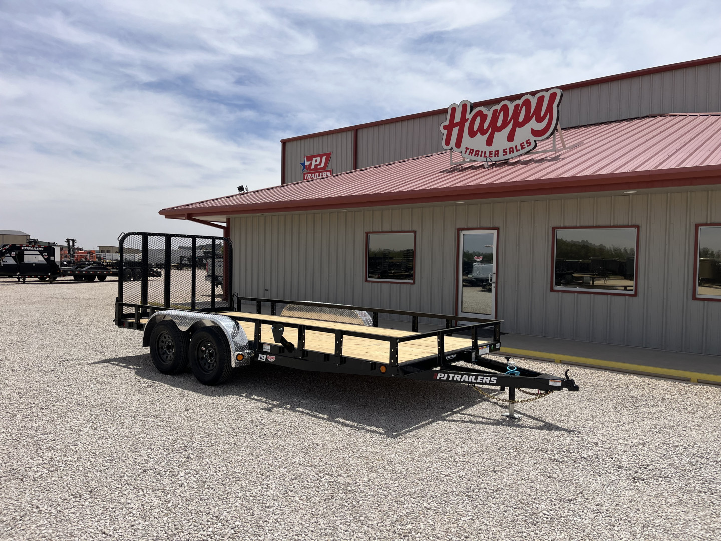 New 2026 PJ 83"x16' Tandem Axle Utility Trailer - UL