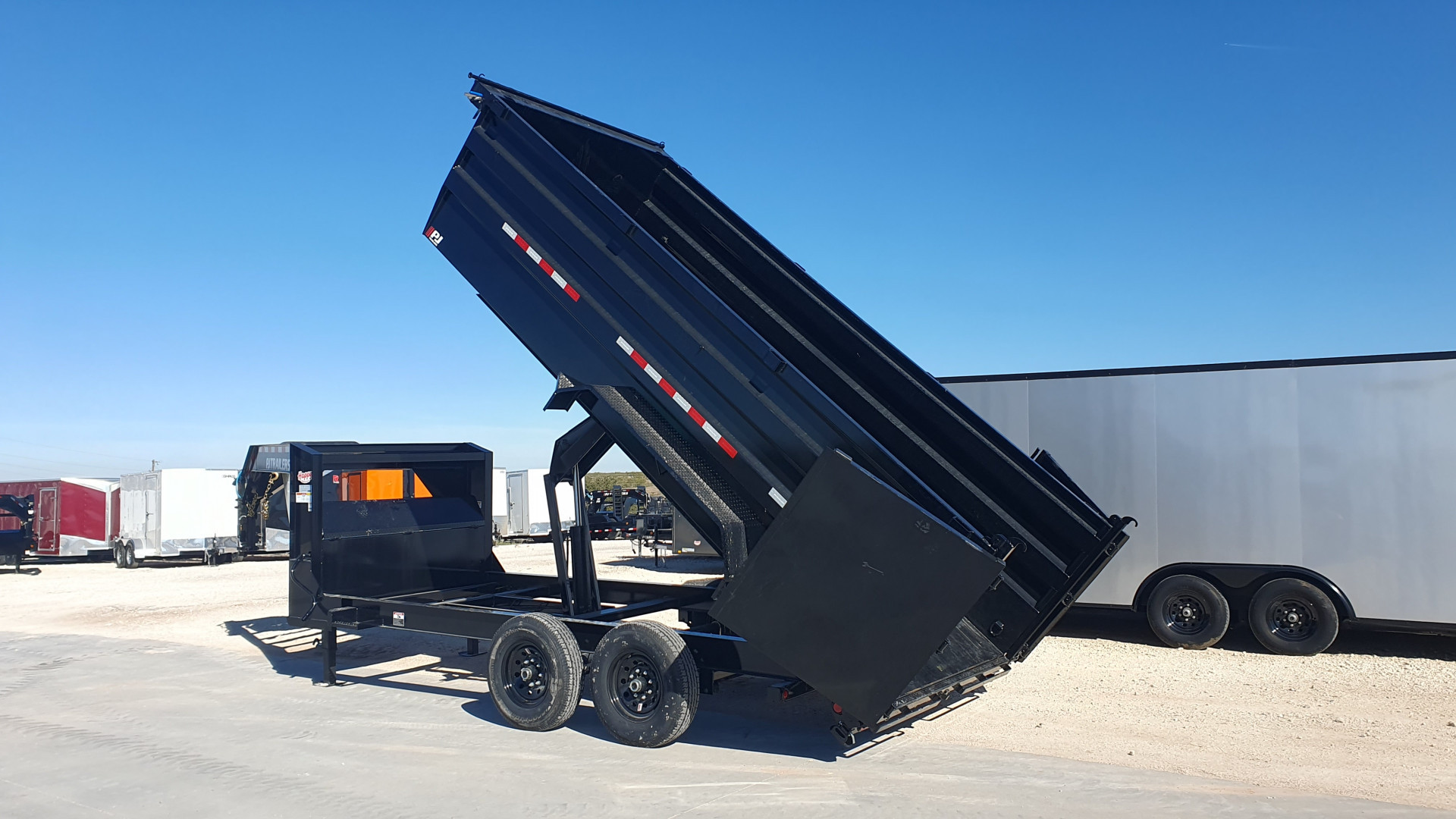 New 2026 PJ 83"x16' GN Tandem Axle Low Pro High Side Dump w/ 48" Sides ...