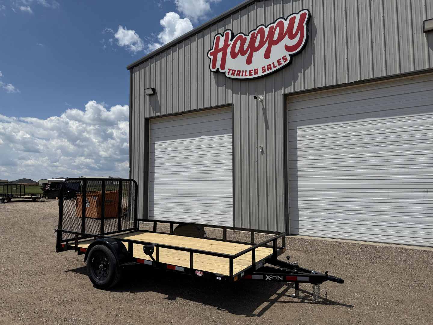 New 2025 X-On 77"x12' Single Axle Utility Trailer - U2