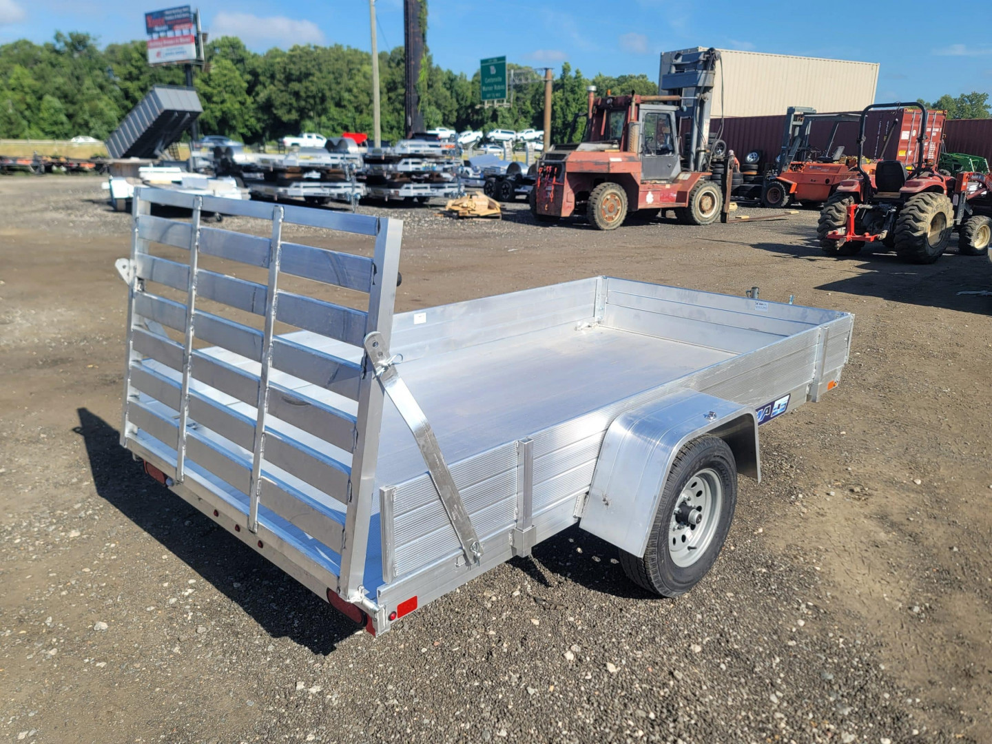 New 2025 5.25X10 Aluma 6310 es 5.3x10ft aluminum trailer atv utv motor ...