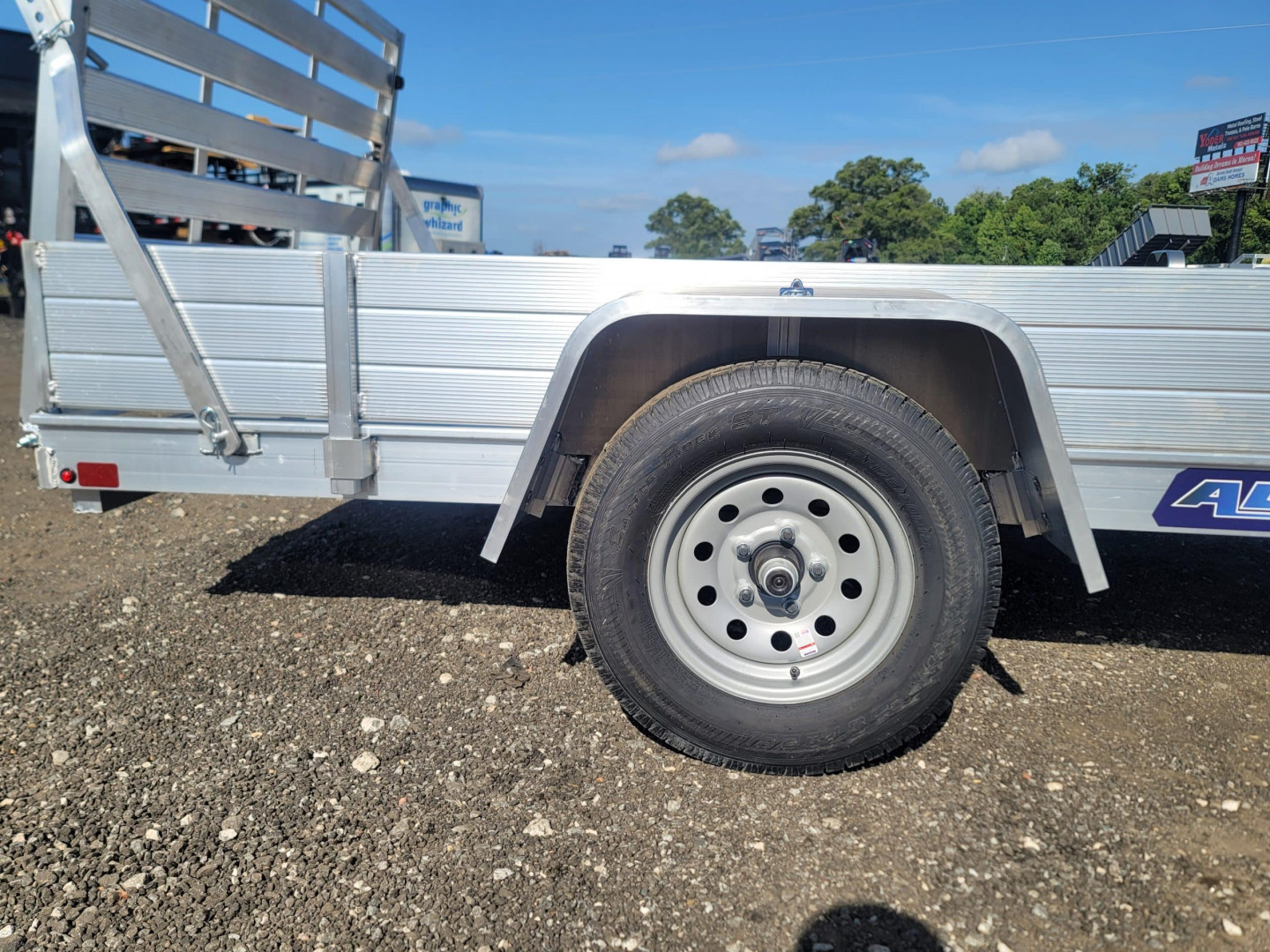 New 2025 5.25X10 Aluma 6310 es 5.3x10ft aluminum trailer atv utv motor ...