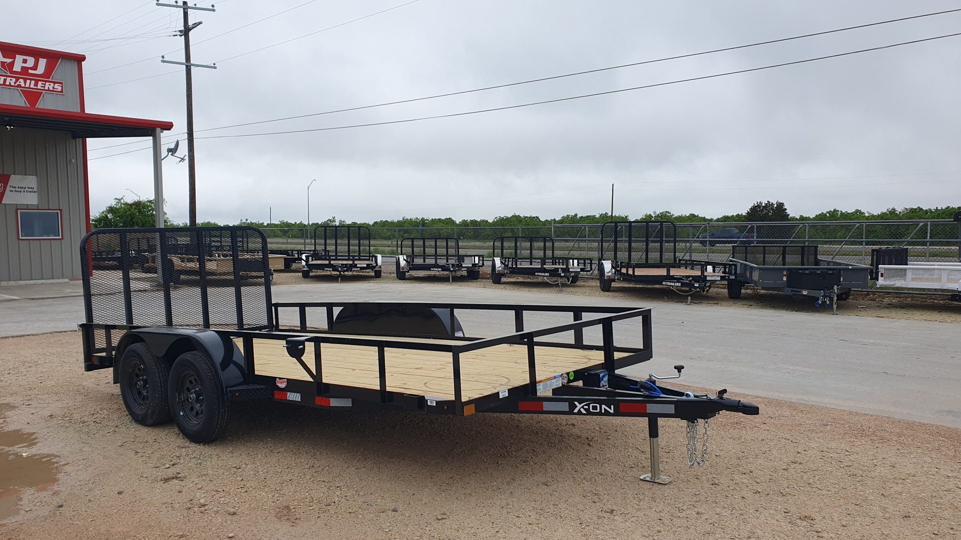 New 2025 X-On 83"x16' Tandem Axle Utility Trailer - U6