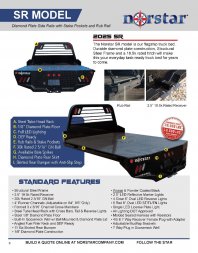 New 2025 Norstar SR Truck Bed