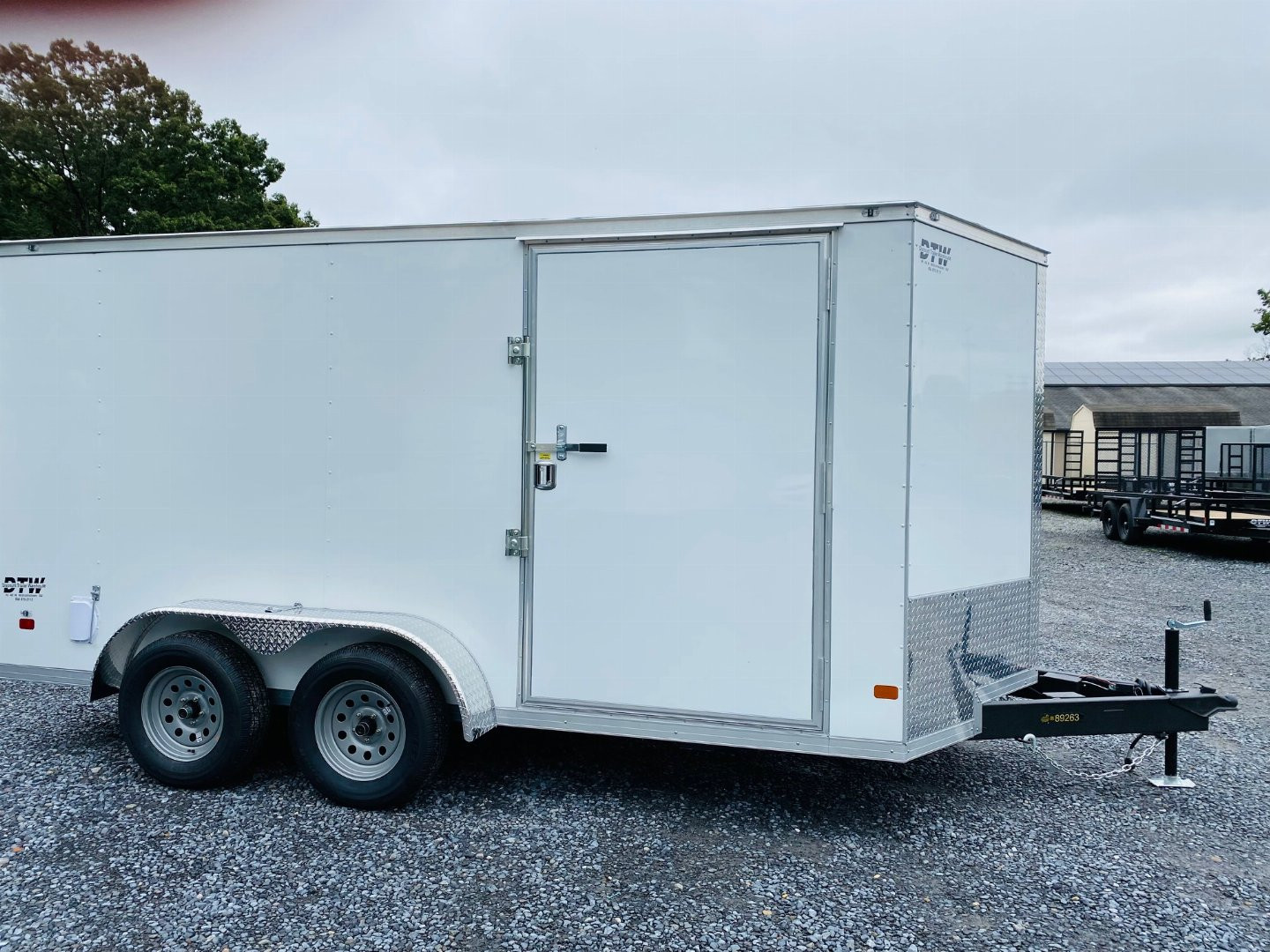 New 2025 Covered Wagon Trailers VN-7X16TA-R-7K GVWR Cargo / Enclosed Trailer