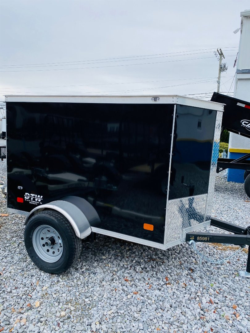 New 2023 Covered Wagon Trailers 4x6SA-2K GVWR Cargo / Enclosed Trailer ...