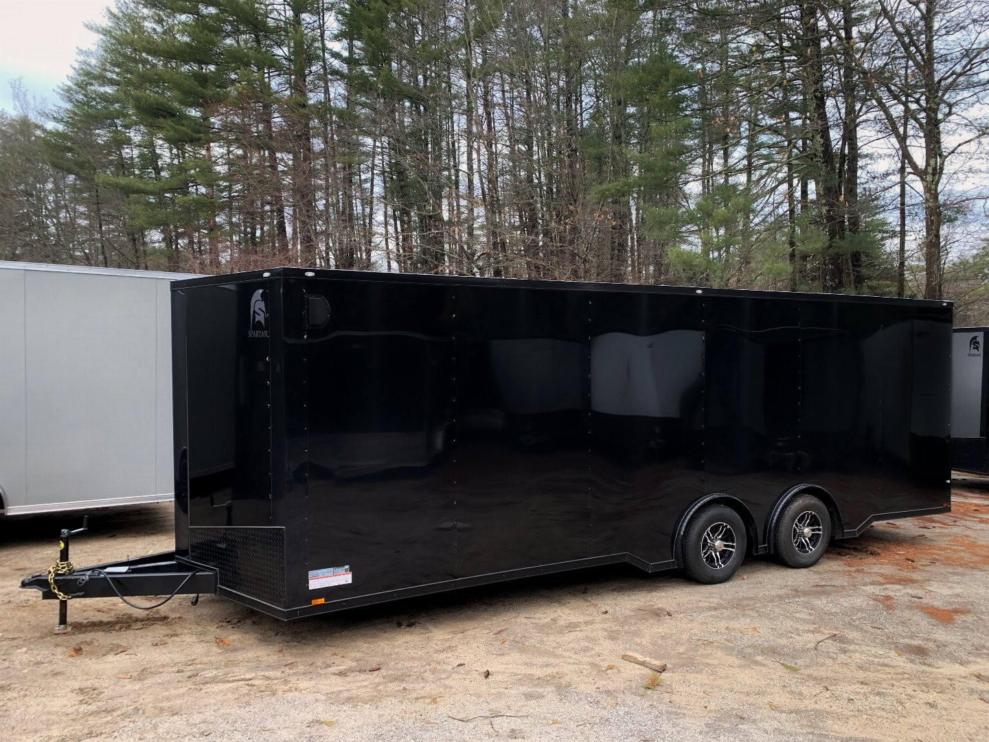 New 2025 SPARTAN 8.5X24 + 2ft V nose/ 7' Int Height/ .080 Polycore ...