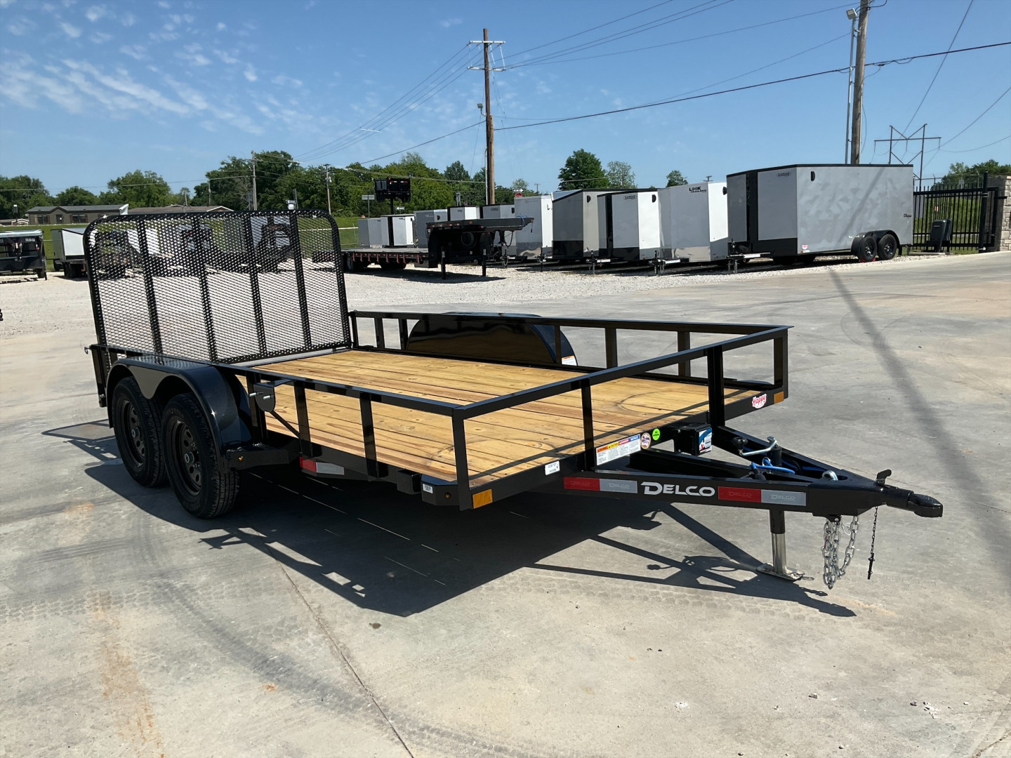 New 2025 Delco 83"x14' Tandem Axle Utility Trailer - U6 for sale in ...