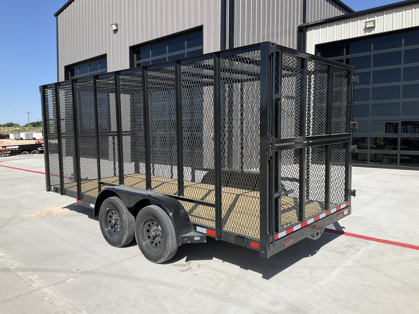 New 2025 Delco 77"x16' Tandem Axle Trash Trailer- A5