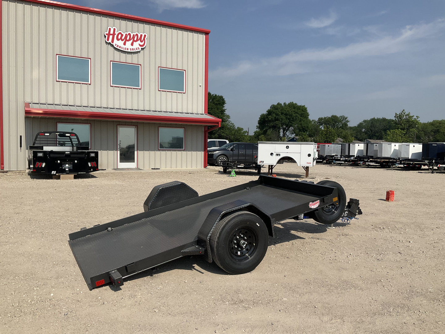 New 2025 Diamond C 77"x12' BP Single Axle Hydraulically Dampened Tilt ...