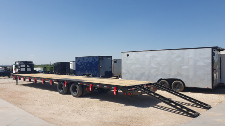 New 2026 PJ 102"x40' GN Low Pro Flatbed w/ Duals - LD