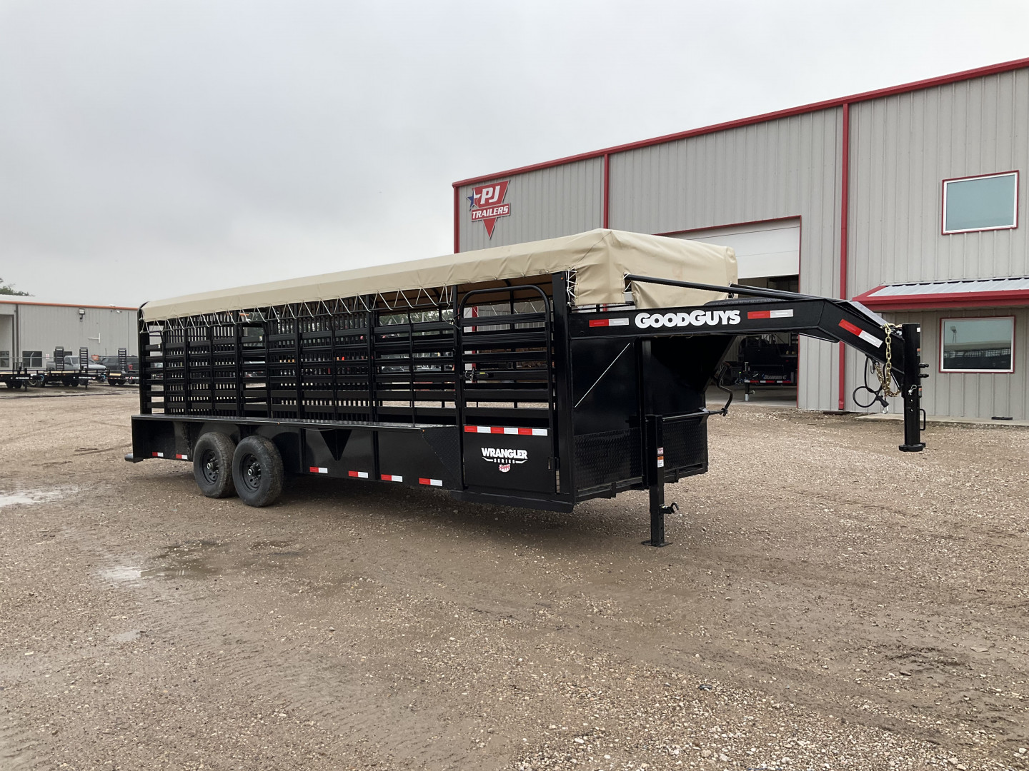 New 2026 Good Guys 6'8"x24' GN Bar Top Livestock Trailer - Wrangler for ...