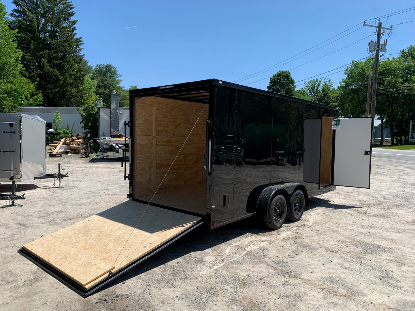 New 2025 SPARTAN 7X18 + 2ft V nose/ 7' Int Height/ .080 Polycore ...