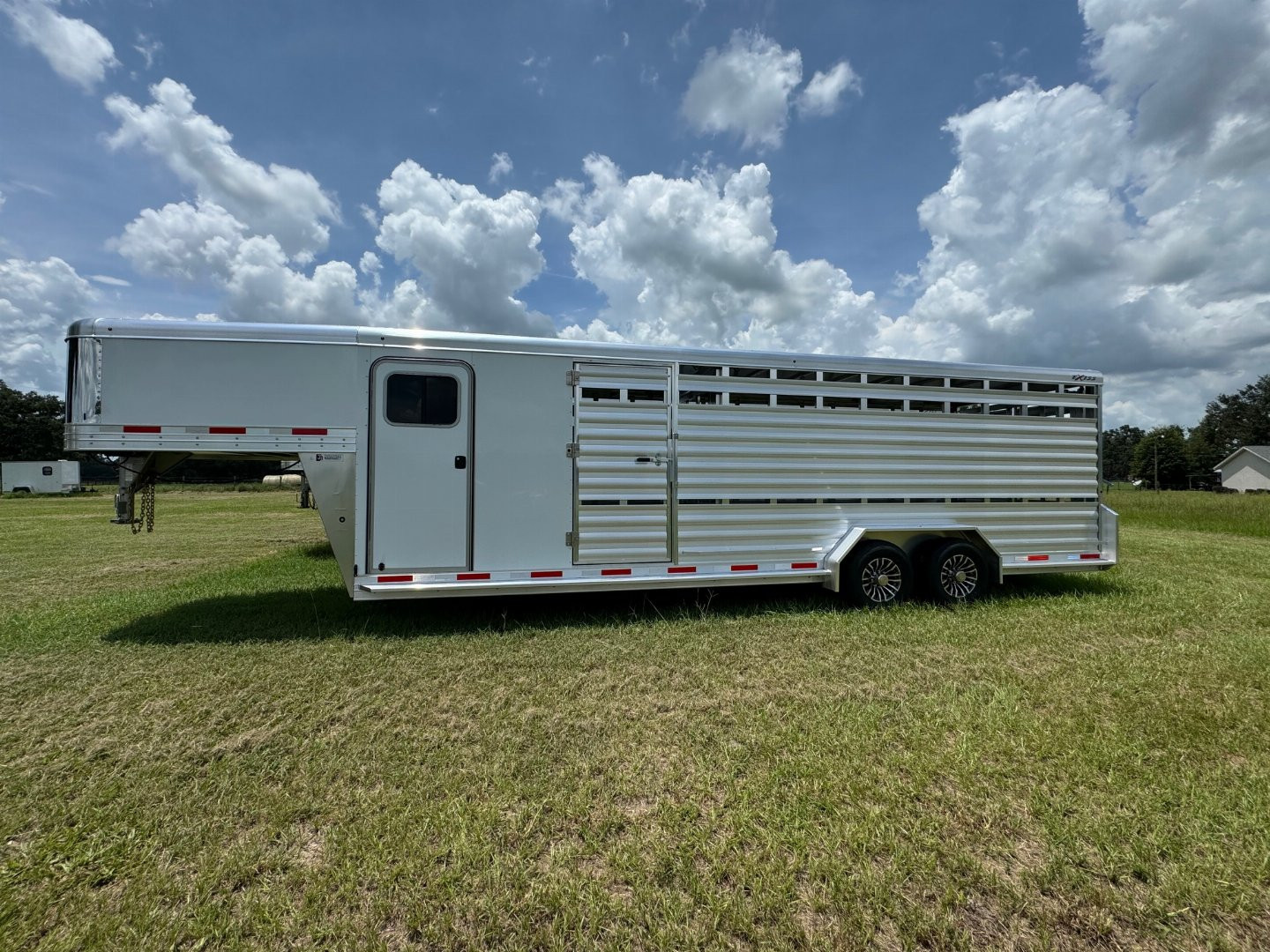 New 2025 EXISS TRAILERS STC 7026 Stock Combo Cattle Show Trailer for ...